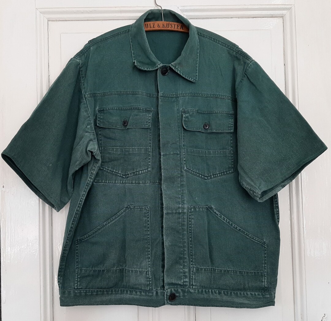 RARE Antique Green Work Jacketmen's Jacketmen's Jacketworker ...