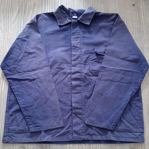 Antique Indigo Blue WORK Jacket*work Jacket*vintage Work Jacket ...