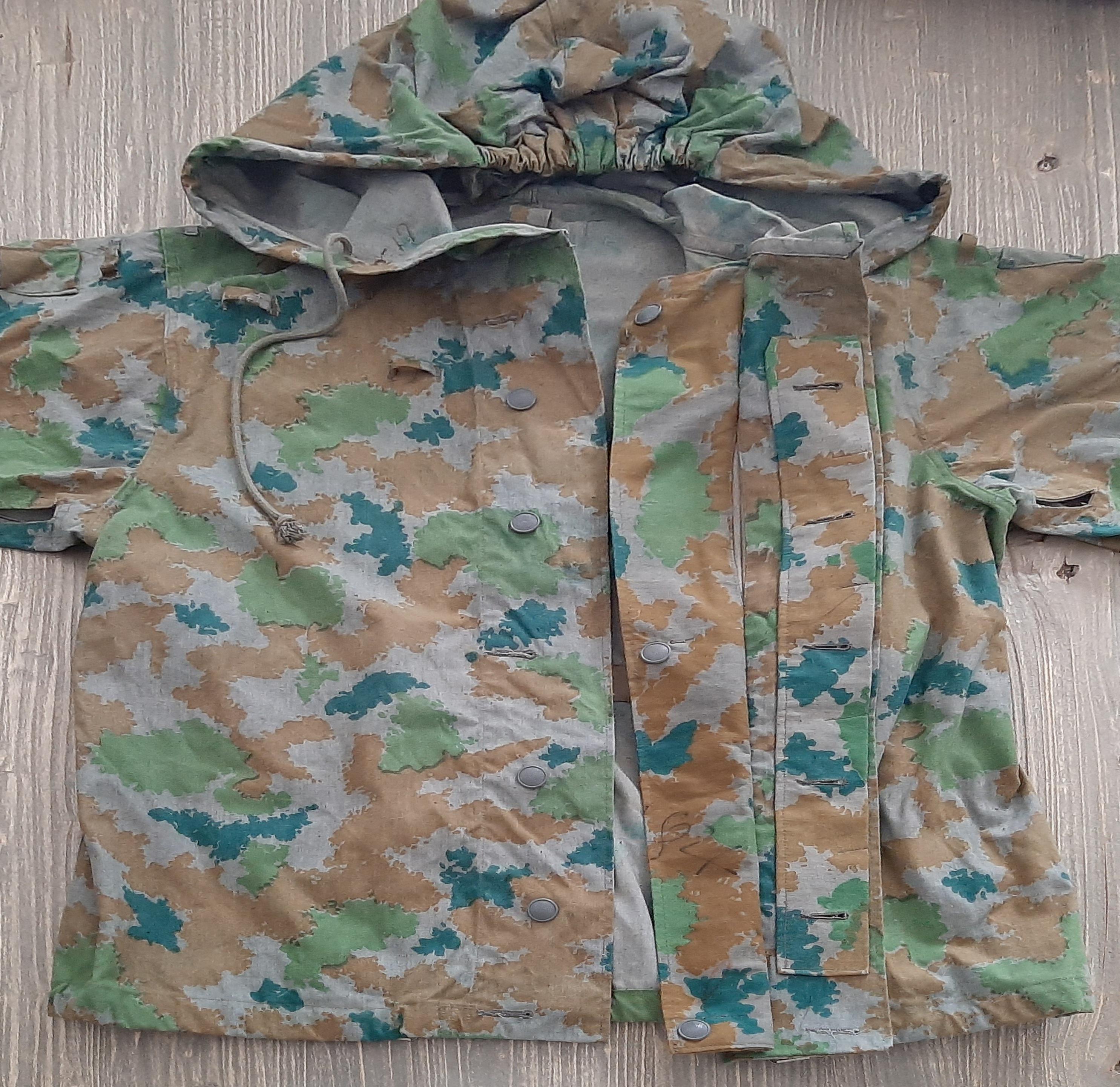 Old ARMY JACKET DDR / Nva*field Jacket*flower Camouflage Jacket With ...