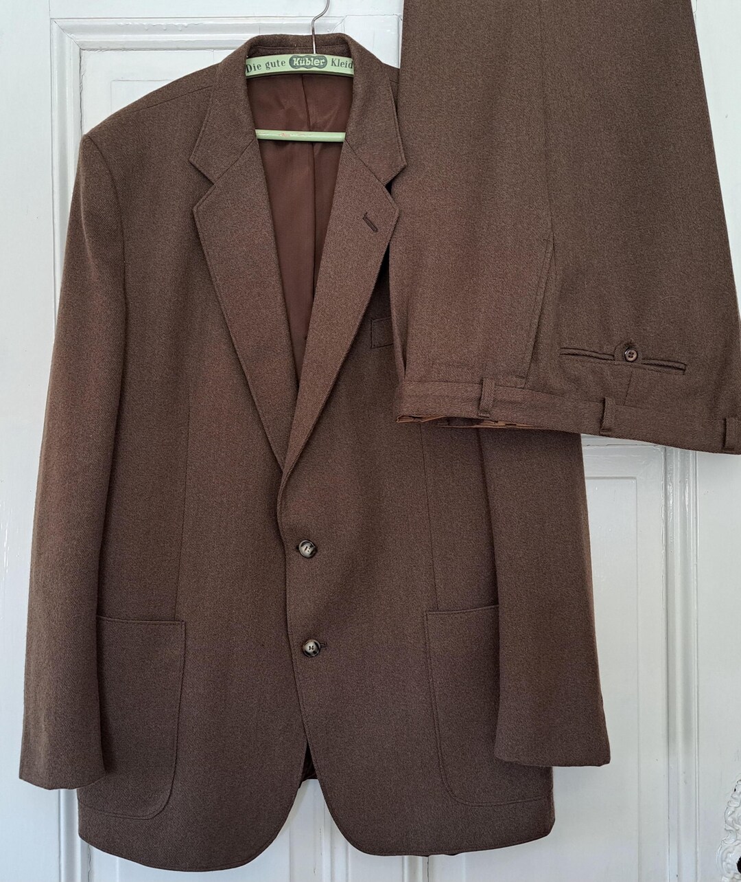 RARE! Antique Brown Men's Suit Size: 56*sporty Leisure Suit*summer Suit ...