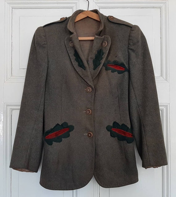RARE! antique German women HUNTER JACKET*Traditional … - Gem