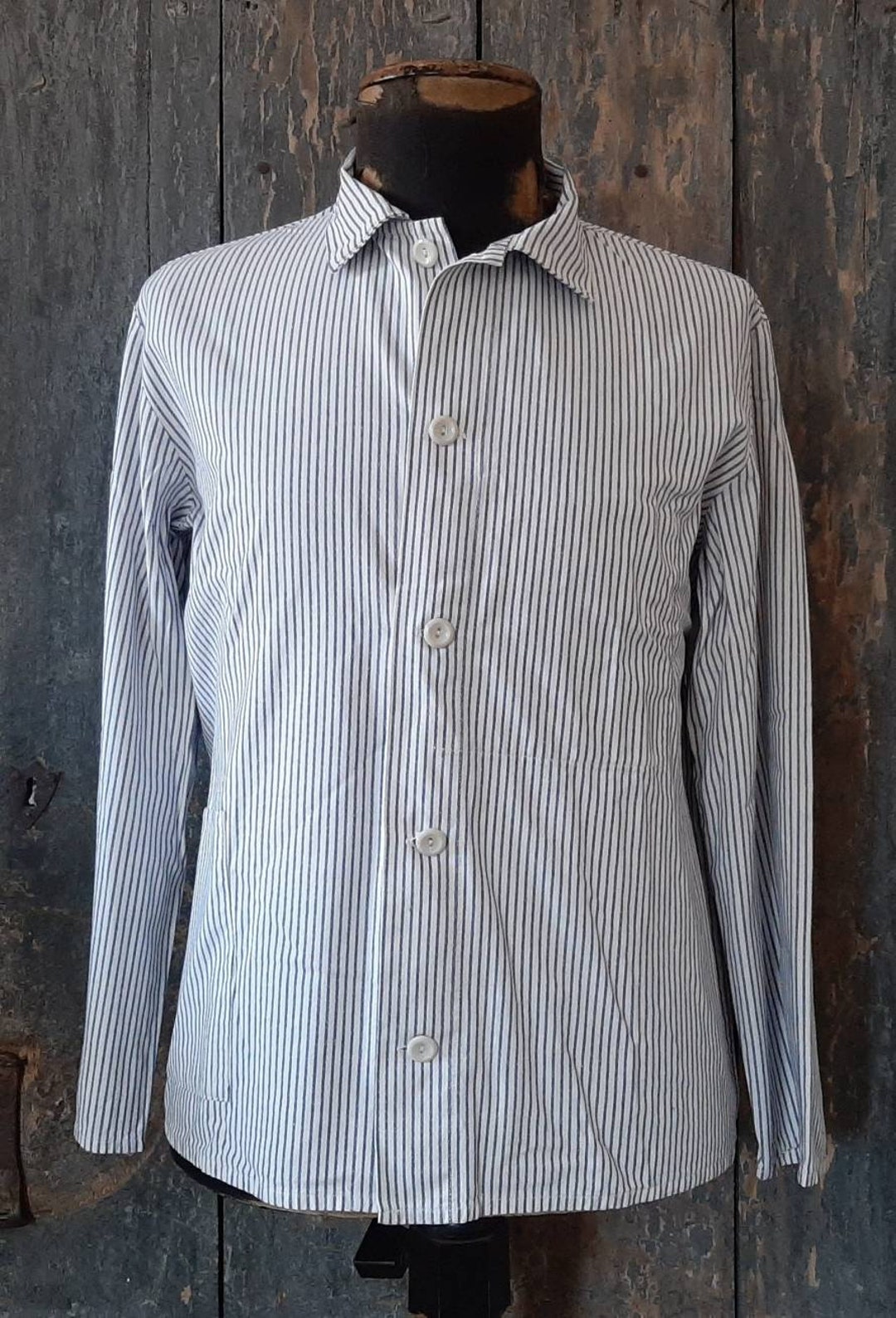 Old 60s Work Jacket From the Butcher / Butcher *BUTCHER Jacket*butcher ...