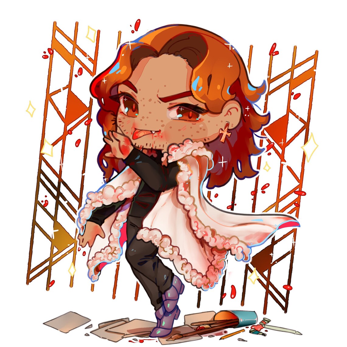 Chibi Art Commission Chibi Character Digital Art Pet - Etsy