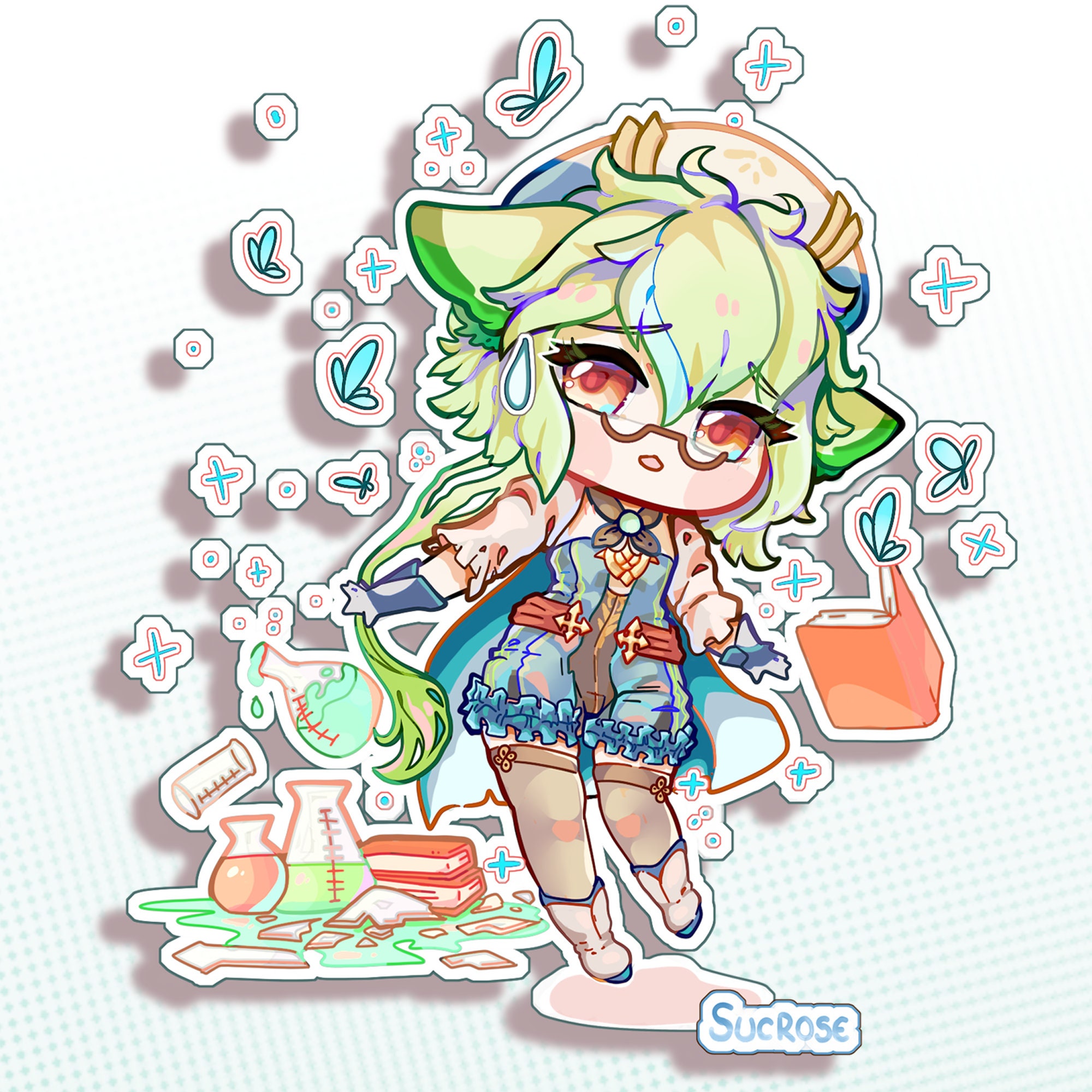 Chibi Art Commission Chibi Character Digital Art Pet - Etsy