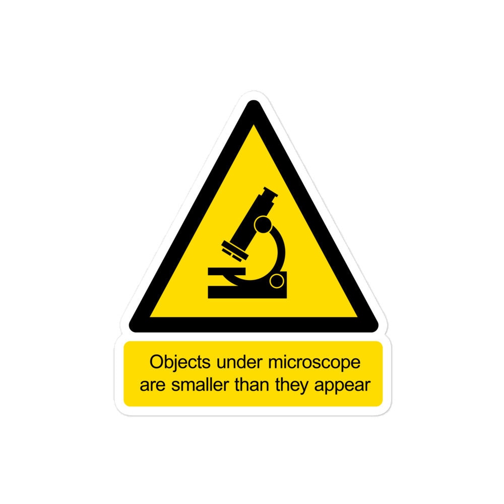 Objects Under Microscope Are Smaller Than They Appear - Parody Warning ...