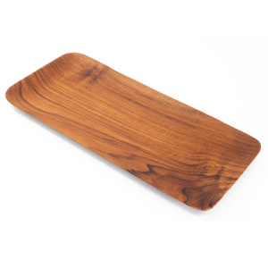 Teak Root Flat Tray Set - Etsy