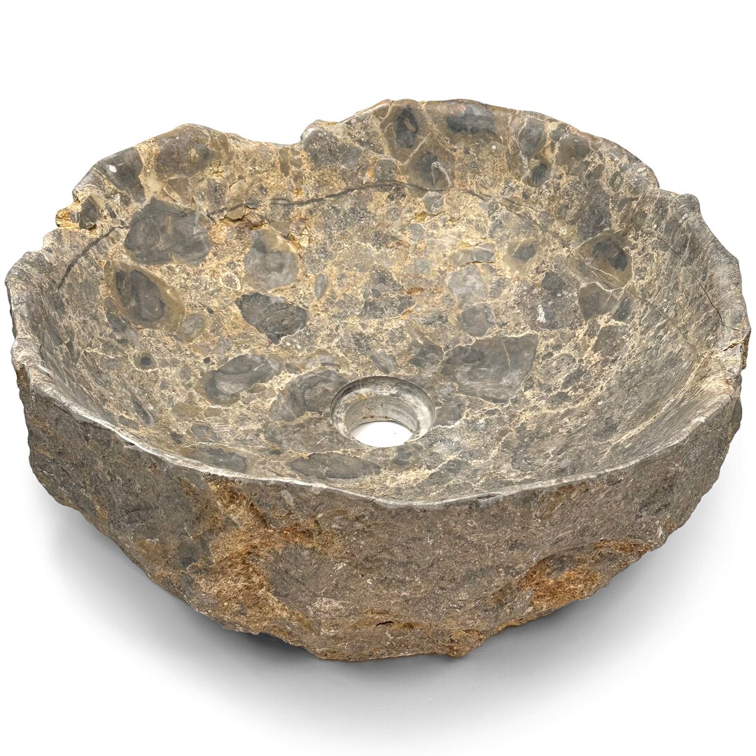 Natural Stone Rustic Bathroom Sink Vessel - Etsy