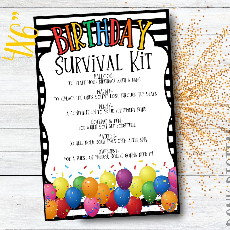 Funny Survival Kit - Etsy