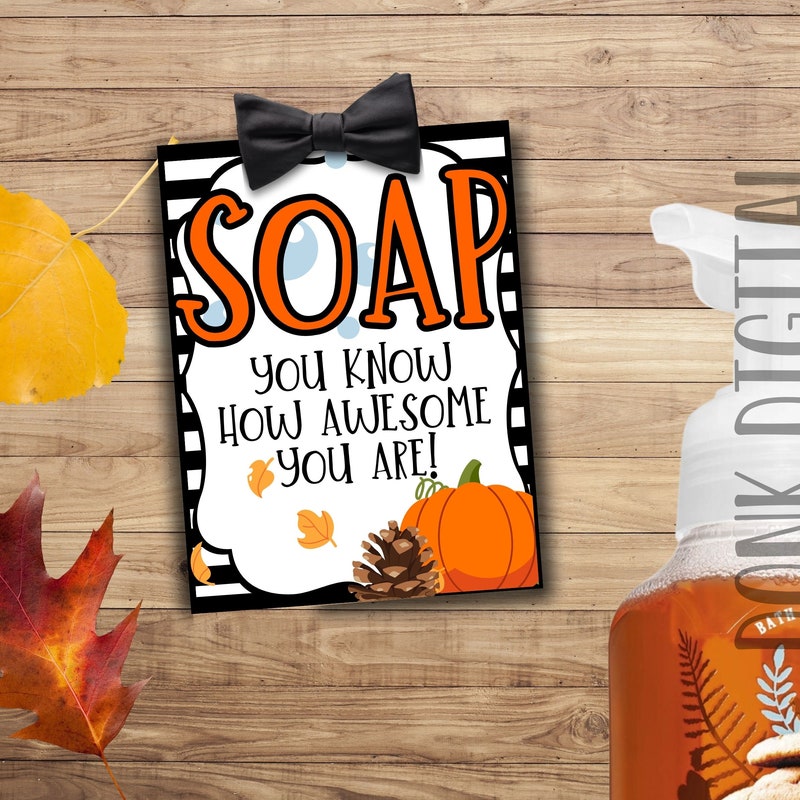 Fall Soap Teacher Gift - 60+ Gift Ideas for 2025