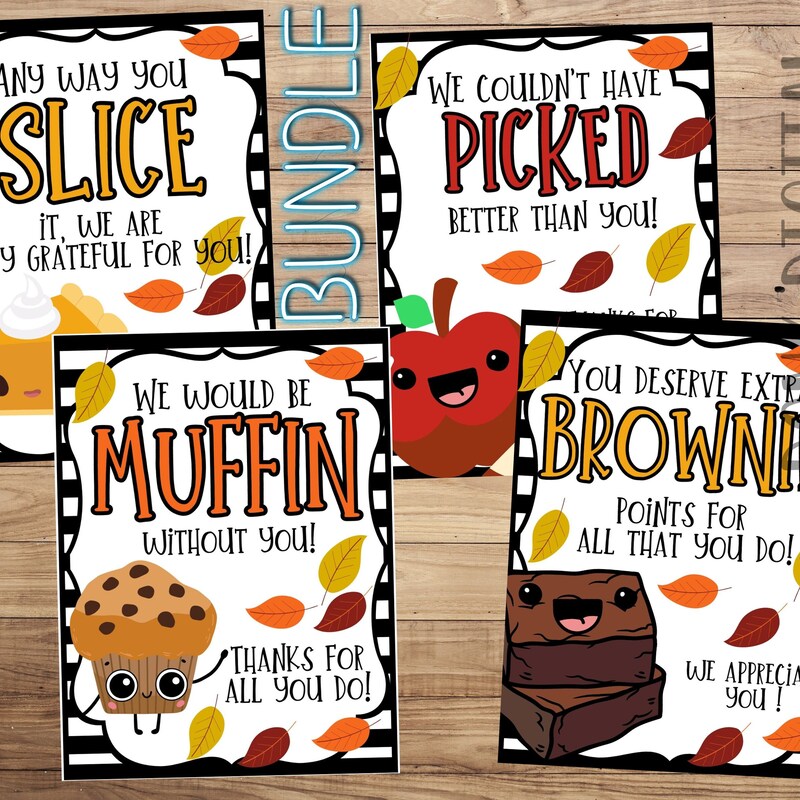 Fall Thank You Cards - Etsy