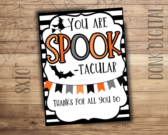 Employee Appreciation Notes Halloween Employee Appreciation Halloween