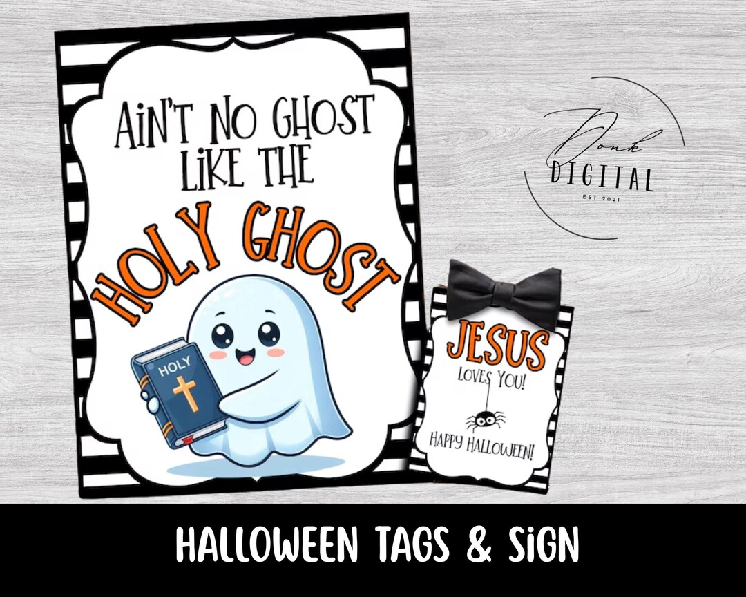 Holy Ghost Sign & Tags: Printable (digital Download) - Etsy