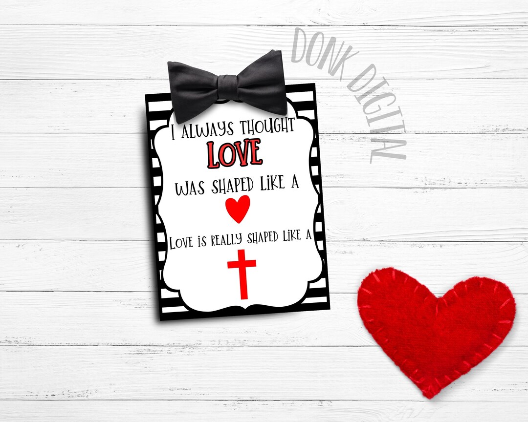 Christian Valentine's Day Cards: Scripture Verse (PDF File) - Etsy