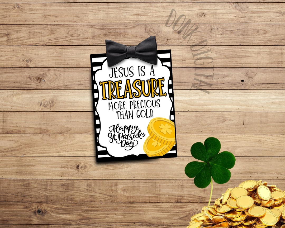 Jesus is a Treasure More Precious Than Gold - Church Printable- St ...