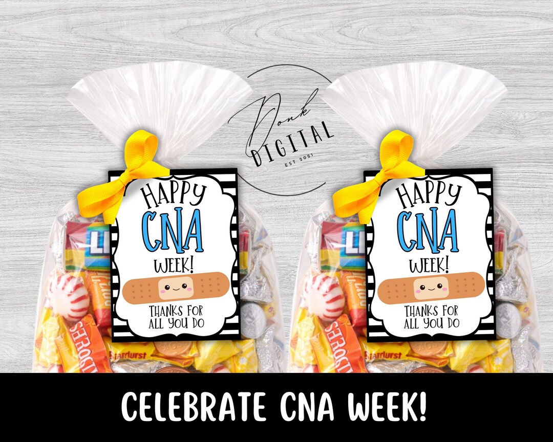 CNA Week Gift Tags: Printable (PDF) - Etsy UK