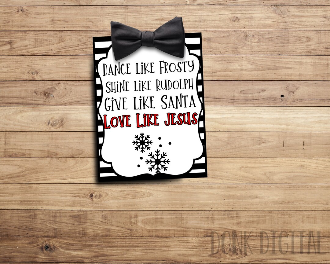Love Like Jesus Tag - Religious Christmas Tag- Christian Tag- Church ...