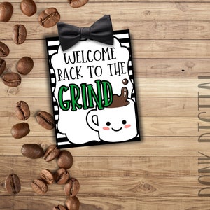 Back to School Coffee Gift Tag: Teacher Appreciation (PDF) - Etsy