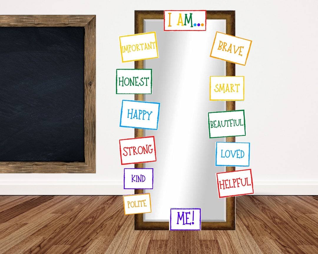 Positive Affirmations - Mirror Affirmations - Homeschool Printable ...