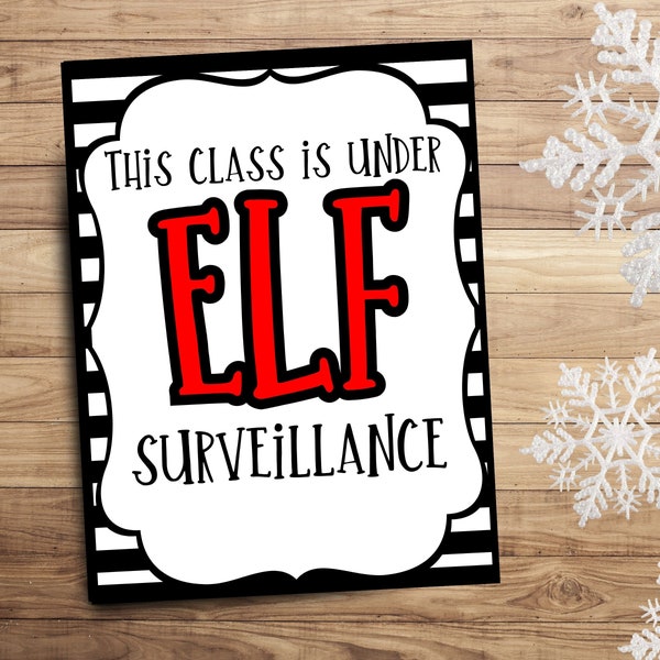 Elf Surveillance - Etsy