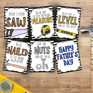 Father's Day Tool Box Gift Tags: Printable Bundle (PDF) - Etsy