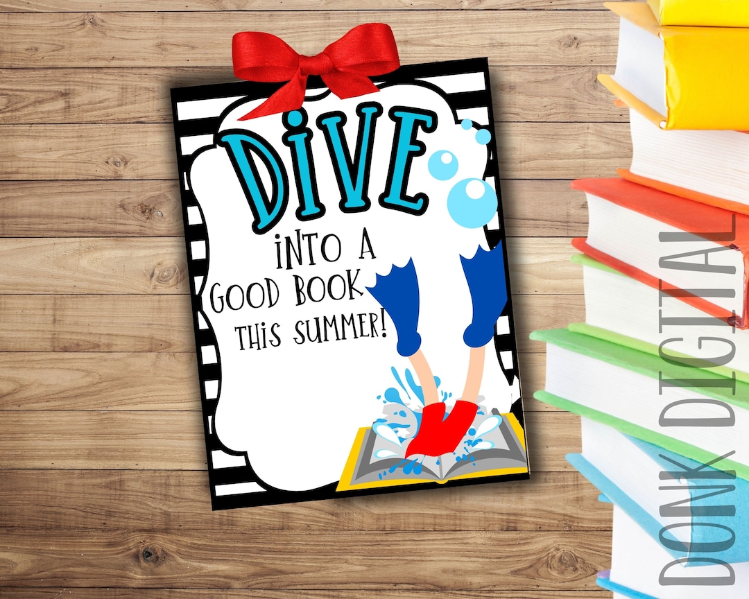 Summer Reading Gift Tag: End of School Printable (PDF) - Etsy