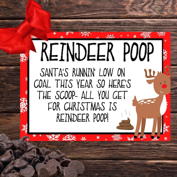 Reindeer Poop - Etsy
