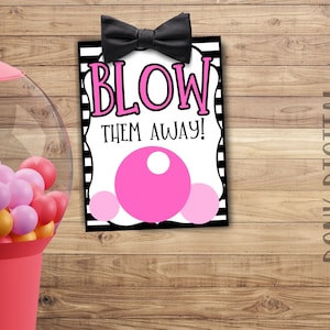 Blow Them Away Gift Tags: Sports Team Treat (PDF File) - Etsy