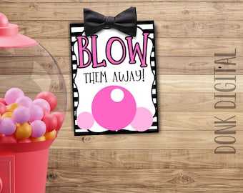 Blow the Judges Away Tag Good Luck Favor Tags PDF File - Etsy