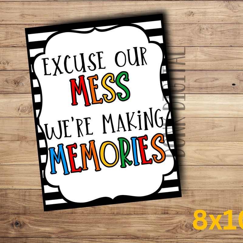 Excuse Our Mess - Etsy