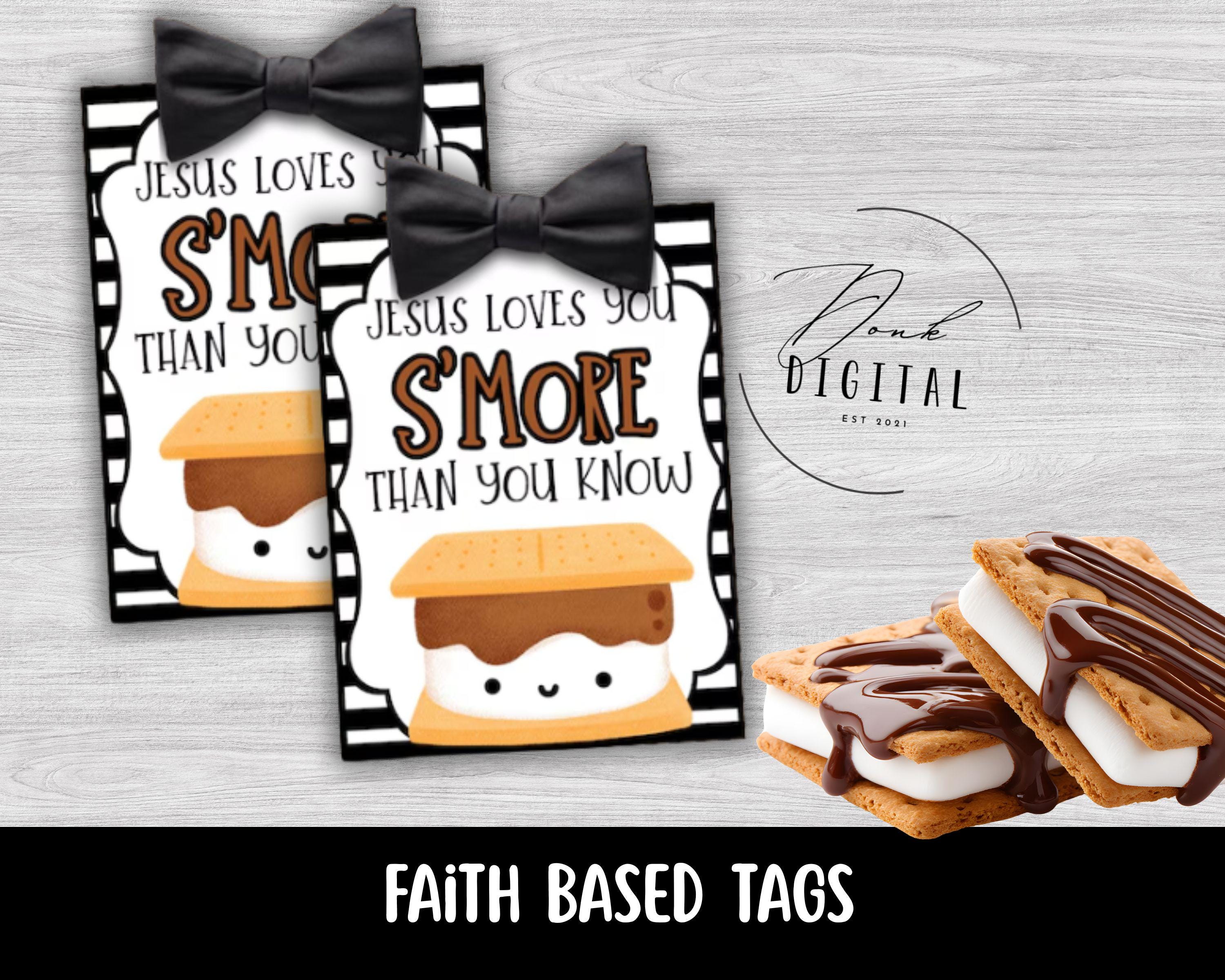 Jesus Loves You S'more Printable Tags - Church Sunday School (PDF) - Etsy