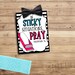 In STICKY Situations PRAY- Sunday School Printable - Church Printable ...