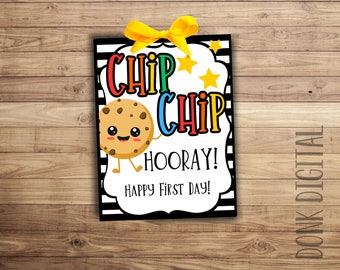 EDITABLE Happy First Day of School Kids Gift Tag - Back to School for ...
