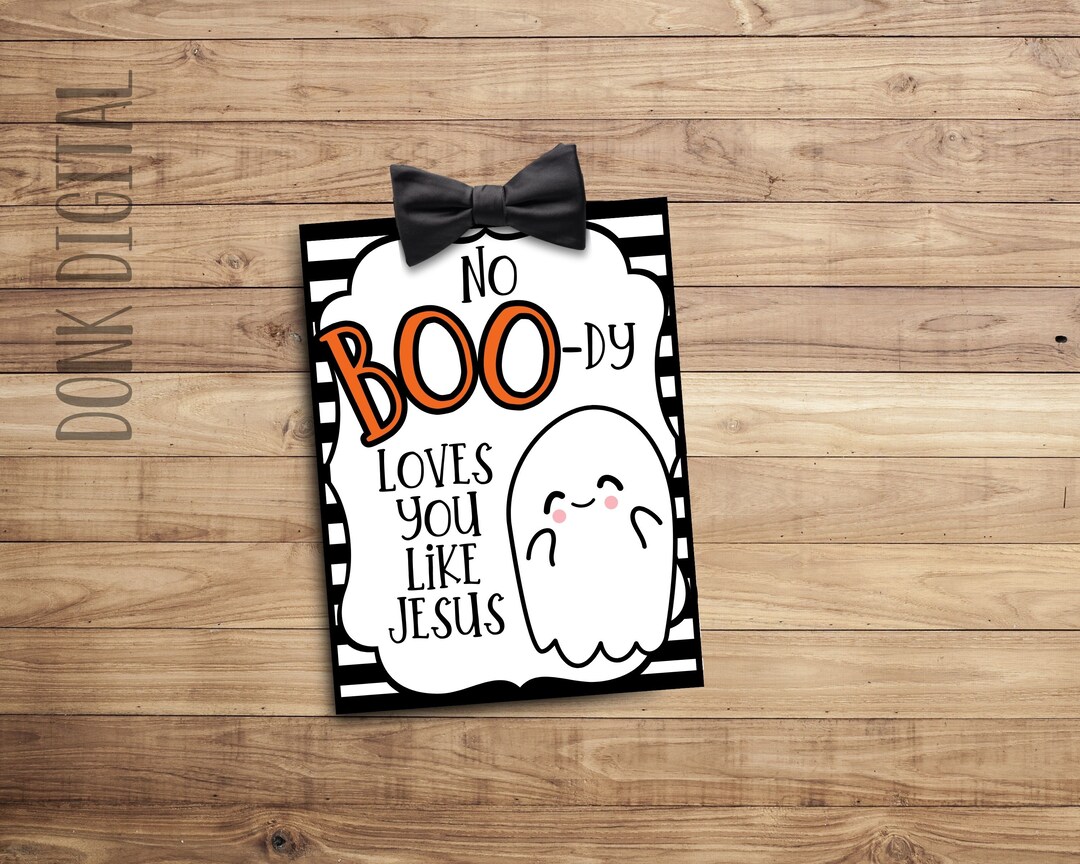 Religious Halloween Tag: Church Fall Treat (PDF File) - Etsy