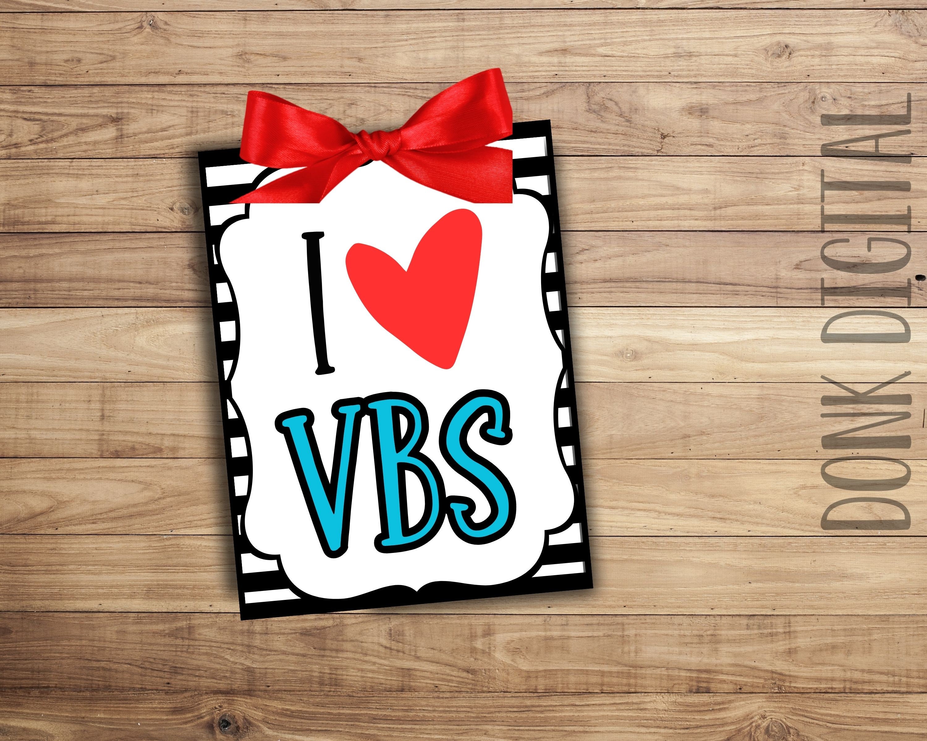 I Love VBS Sunday School Printable Church Printable - Etsy