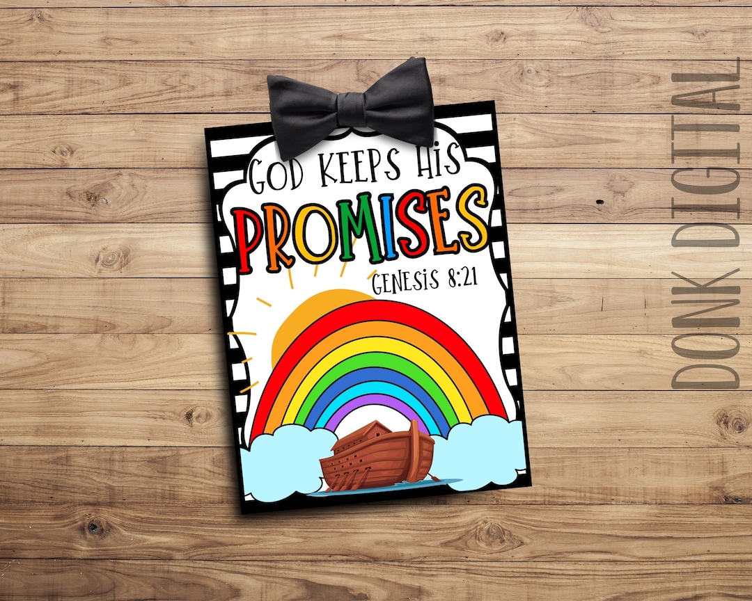 God Keeps His Promises- Sunday School Printable - Church Printable ...