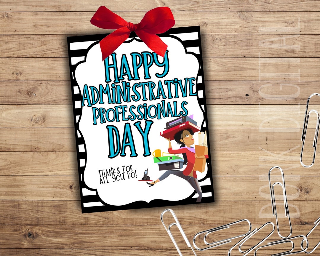 Happy Administrative Professionals Week- Secretary Gift- Appreciation ...