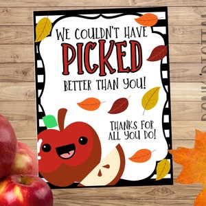 Fall Appreciation Sign BUNDLE- Employee Appreciation- Teacher Lunch ...
