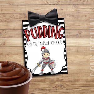 PUDDING on the Armor of God- Sunday School Printable - Church Printable ...
