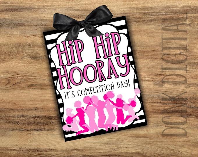 Cheerleading Cheer Competition Survival Kit Cheer Gift Tag - Etsy
