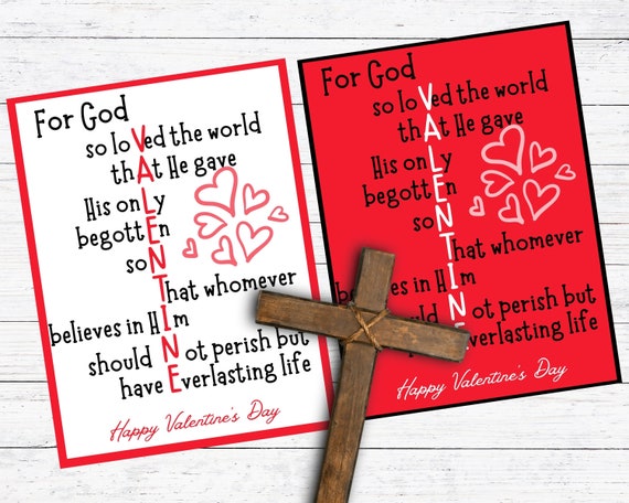 Religious Valentine Printables Christian Valentine – Three Nail