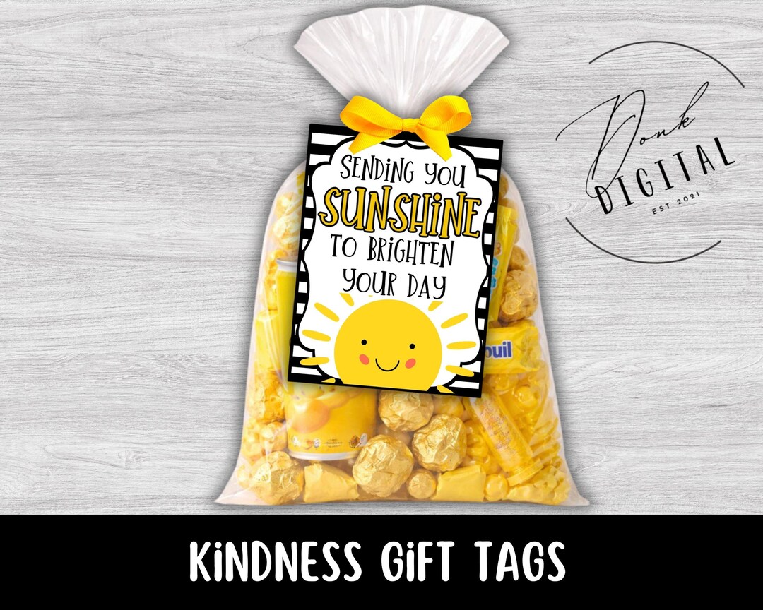 Sunshine Gift Tags: Printable (PDF) - Etsy