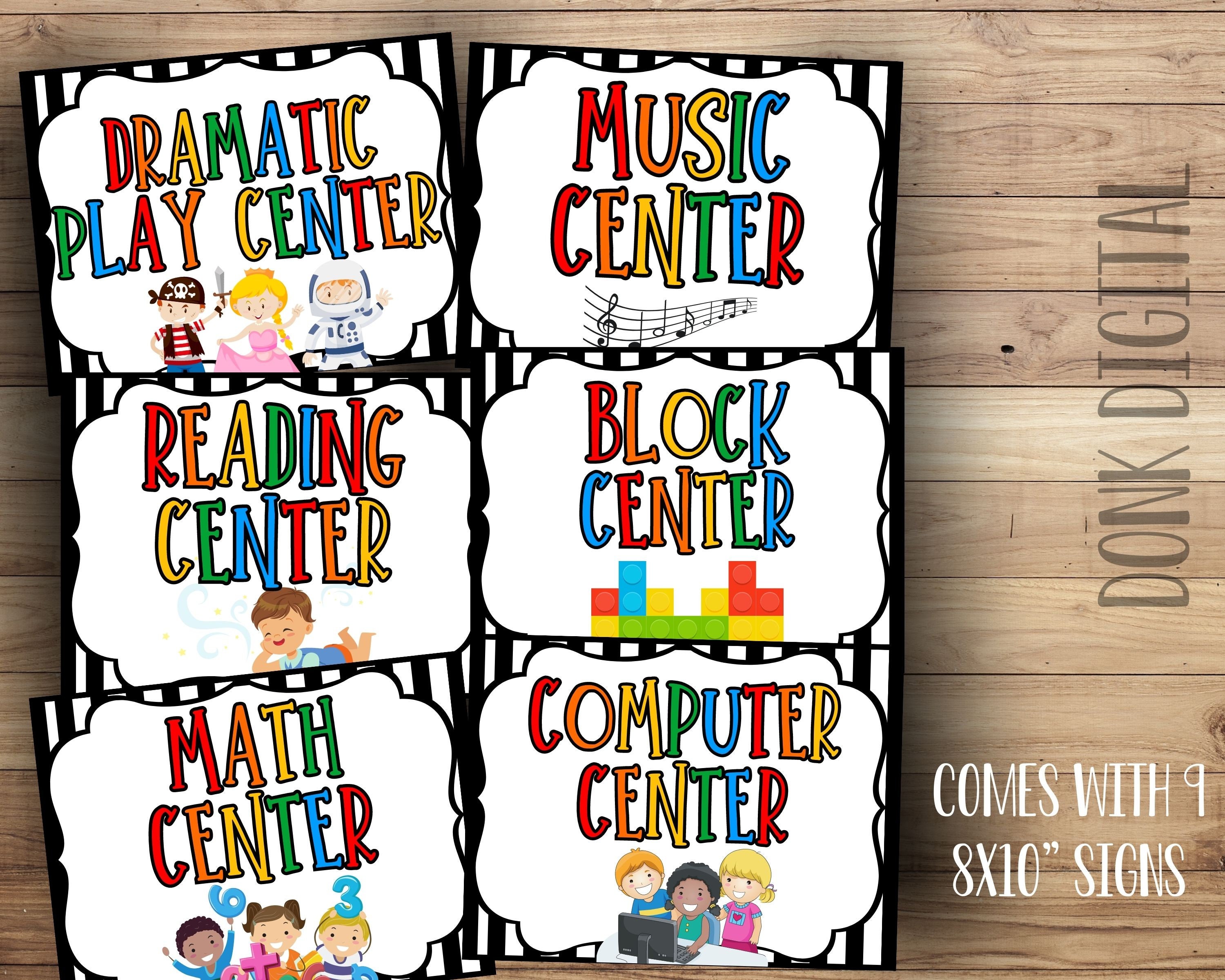 Daycare Center Signs Classroom Decor Sunday School Daycare Printables ...