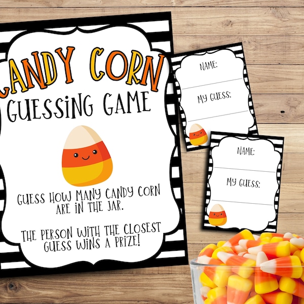 Candy Corn Printable - Etsy