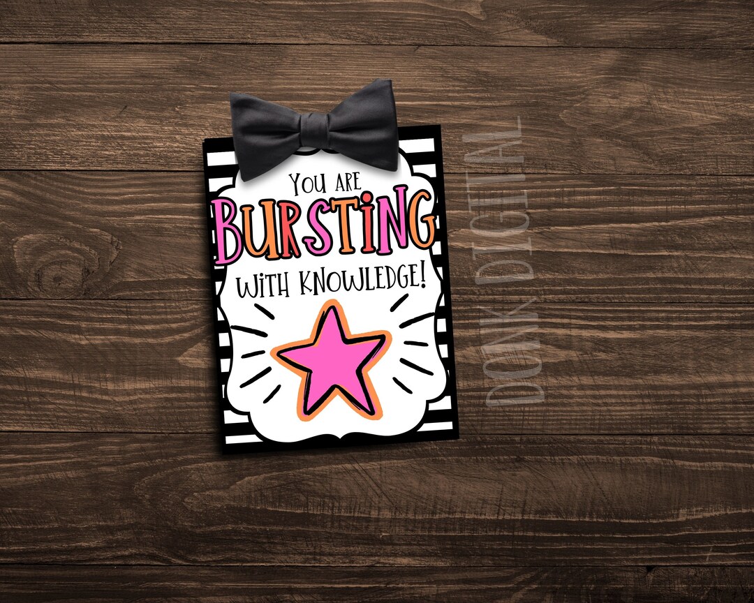 You Are BURSTING With Knowledge - Testing Encouragement- Encouragement ...