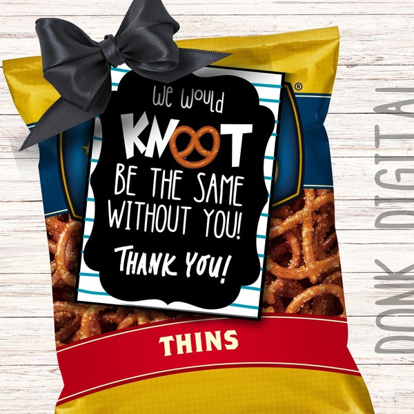 Teacher Appreciation Pretzels - Etsy