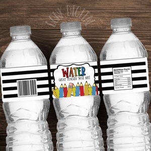 Water Great Teacher You Are-teacher Appreciation- Appreciation Gift ...