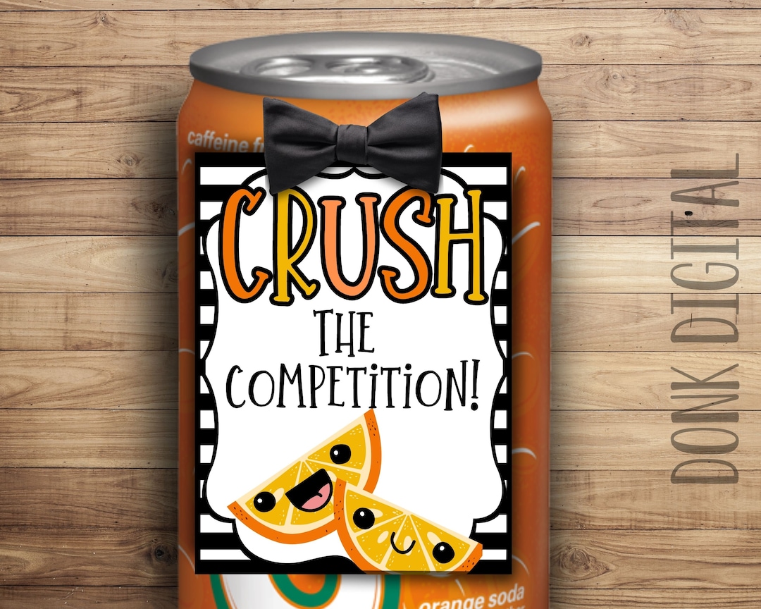 Crush the Competition Tag: Team Appreciation Gift (PDF) - Etsy