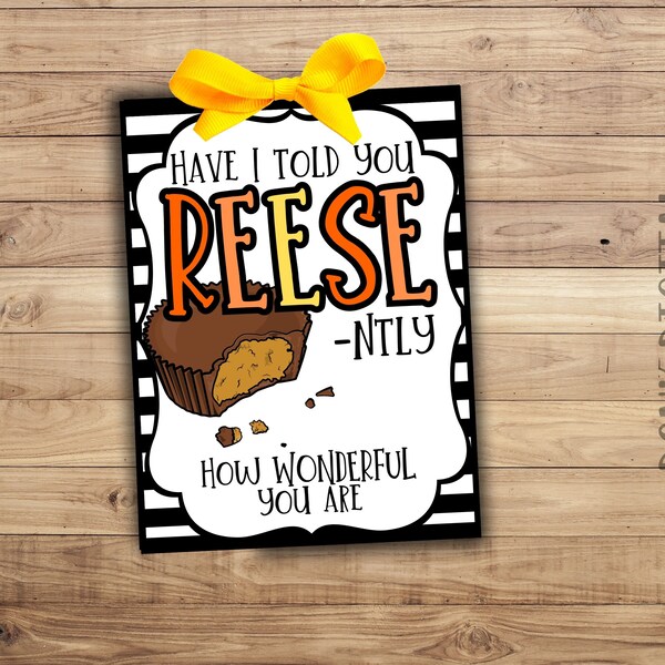 Reeses Thank You - Etsy
