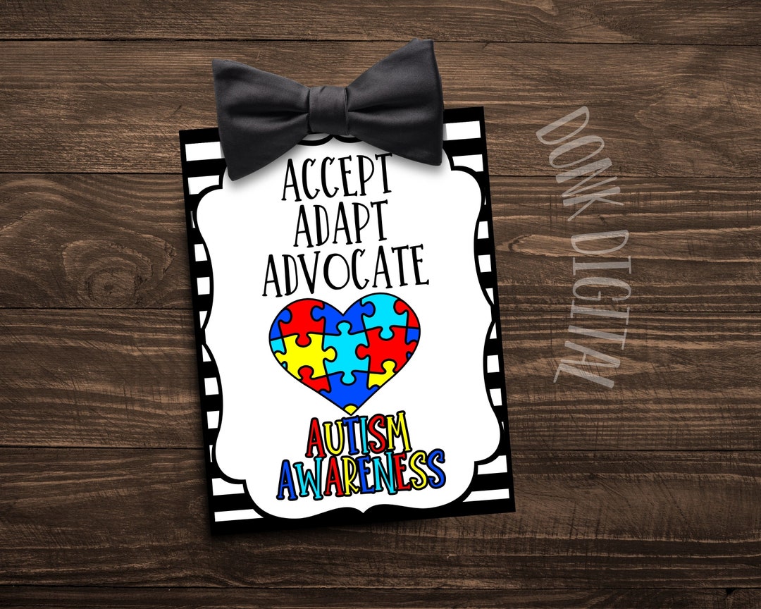 Autism Awareness Tag: Printable Treat Bag Handout (PDF File) - Etsy