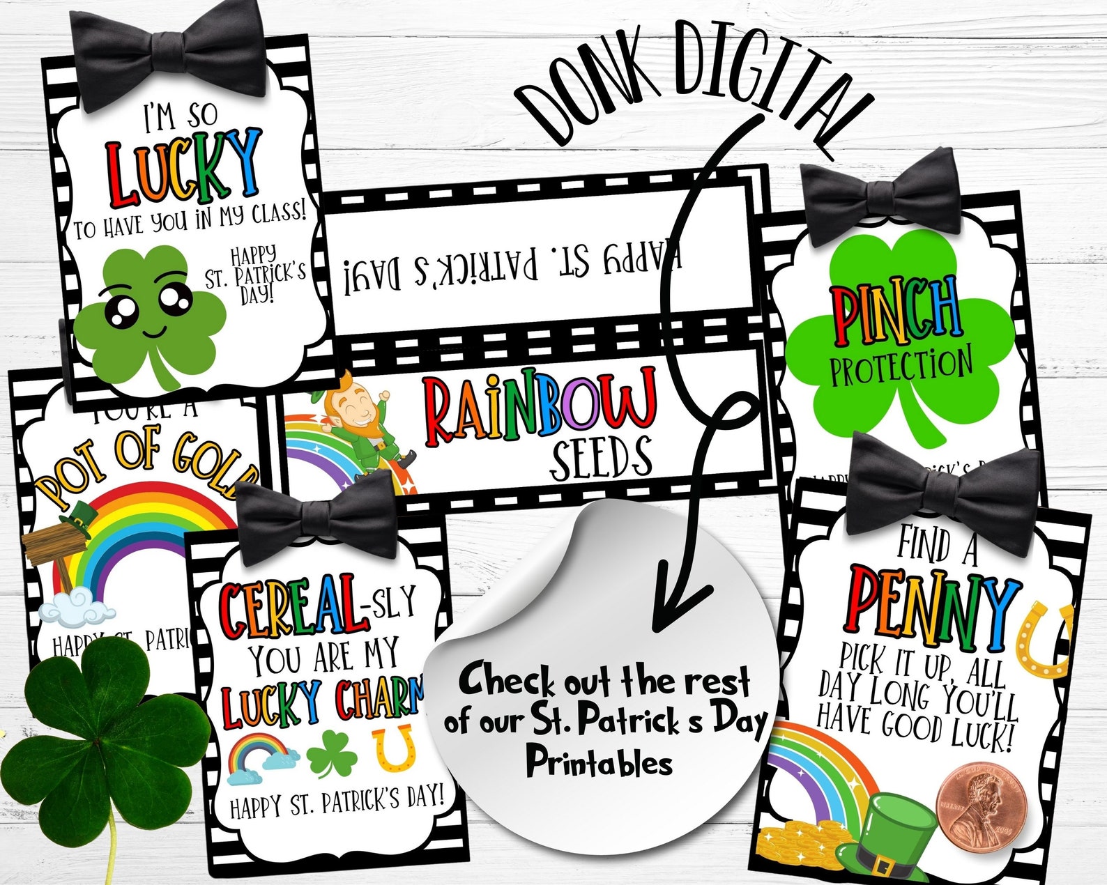 Lucky Penny Printable: St Patricks Day (PDF) - Etsy